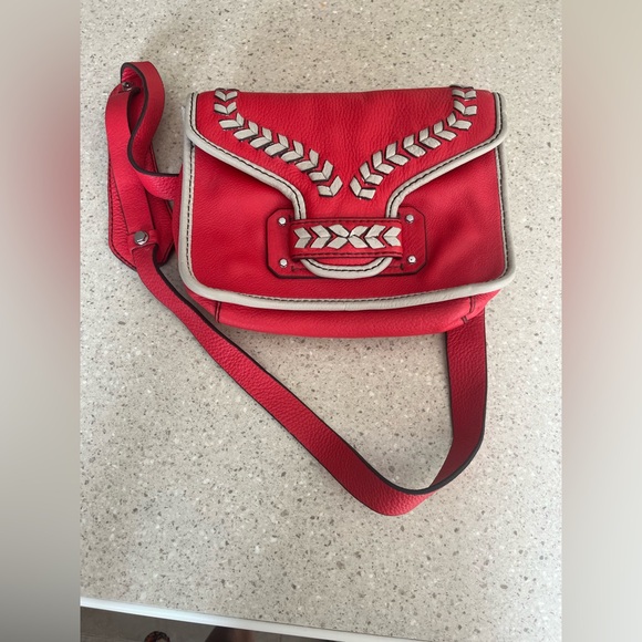 orYANY | Bags | Oryany Red And Cream Crossbody Bag | Poshmark